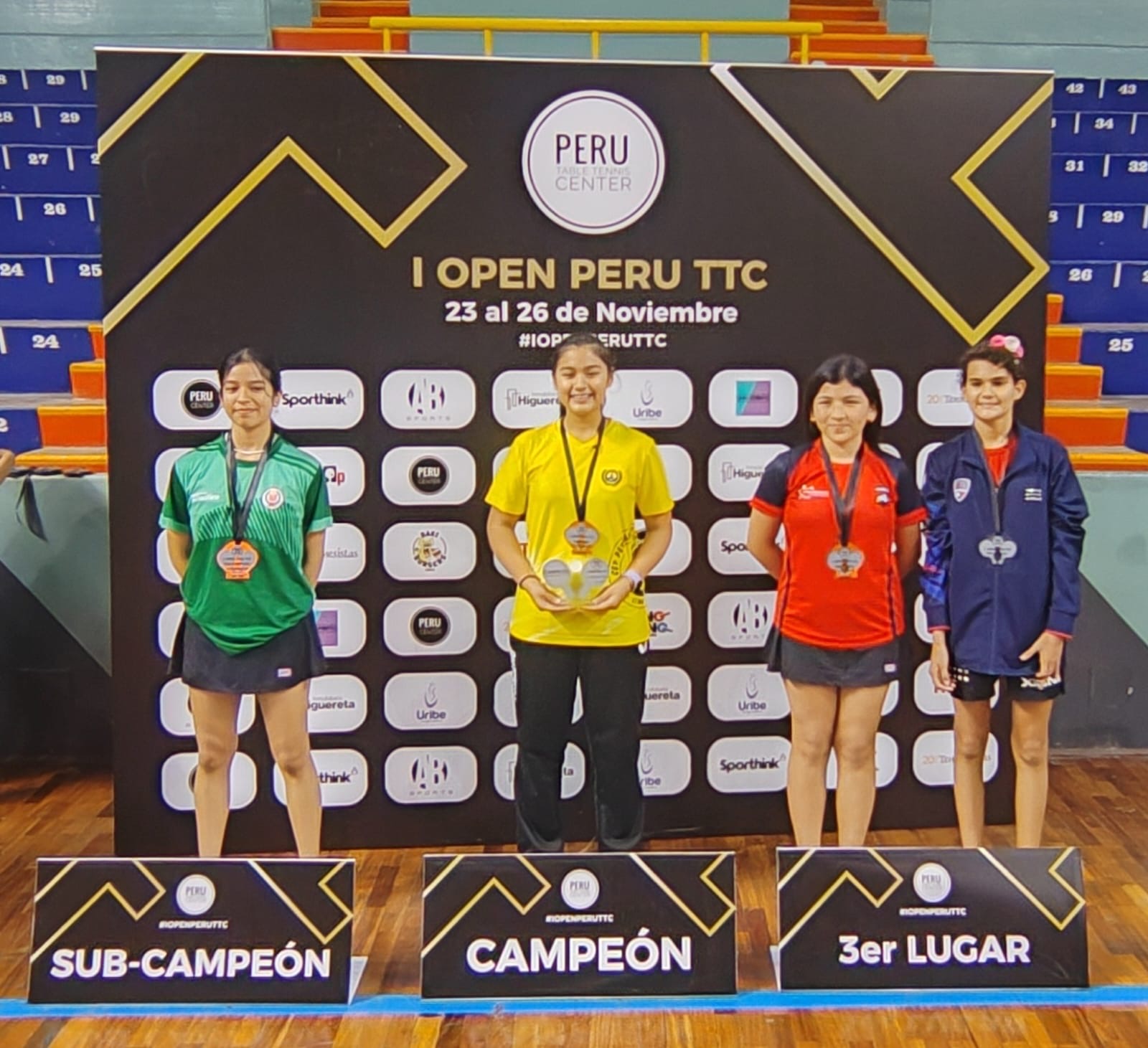 ¡Conseguimos seis medallas en el Open Perú TTC de tenis de mesa ...